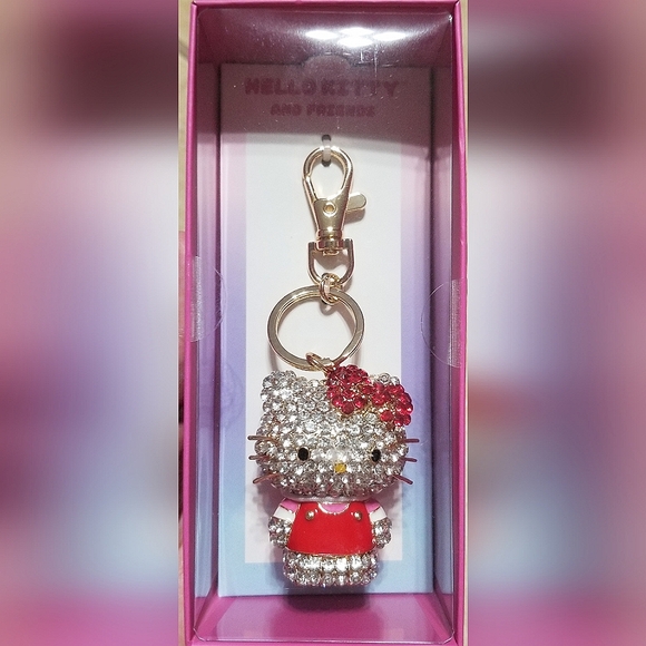 Sanrio | Accessories | Sanrio Hello Kitty Bling Character Keychain ...
